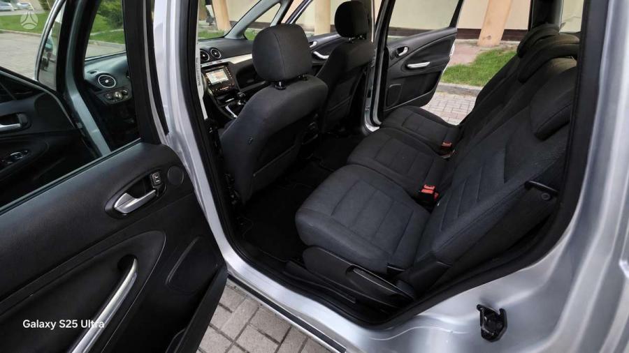 Grey Ford S-Max 2012 in Klaipeda, with an engine capacity of 2.00 L and mileage of 264 thousand km for 4690 €, photo 17 on AUTOMOTO.COM.LV