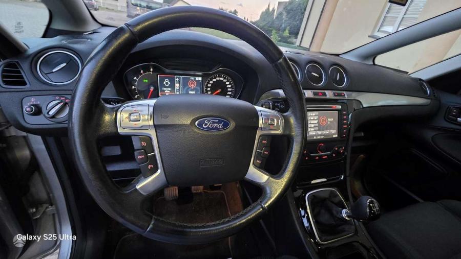 Grey Ford S-Max 2012 in Klaipeda, with an engine capacity of 2.00 L and mileage of 264 thousand km for 4690 €, photo 20 on AUTOMOTO.COM.LV