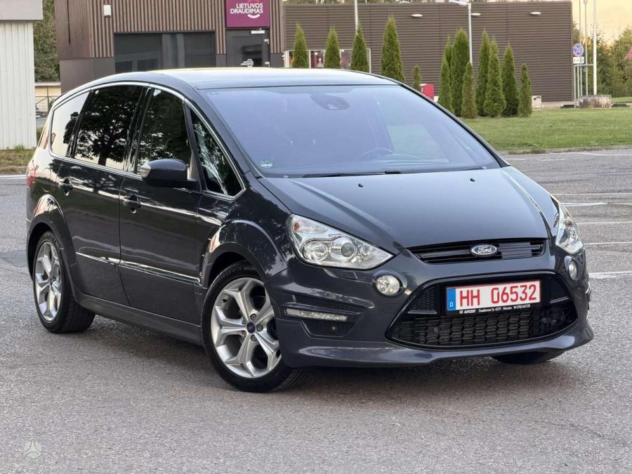 Grey Ford S-Max 2012 in Jonava, with an engine capacity of 2.20 L and mileage of 270 thousand km for 7490 €, photo 13 on AUTOMOTO.COM.LV