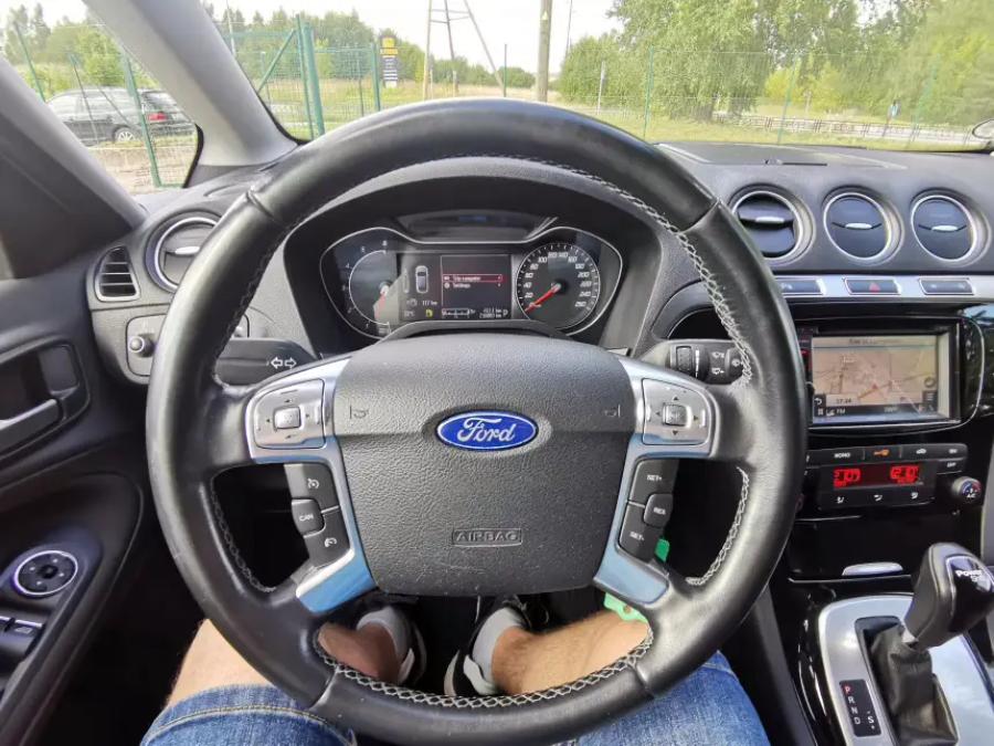 Pelēks Ford S-Max 2013 Kuldīga, ar dzinēja tilpumu 2.00 L un nobraukumu 217 tūkst. km par 6700 €, foto 12 vietnē AUTOMOTO.COM.LV