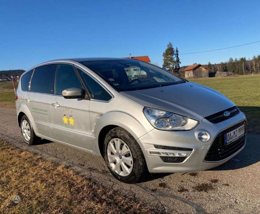 Pelēks Ford S-Max 2014 Šauļi, ar dzinēja tilpumu 2.00 L un nobraukumu 170 tūkst. km par 3590 €, foto 4 vietnē AUTOMOTO.COM.LV