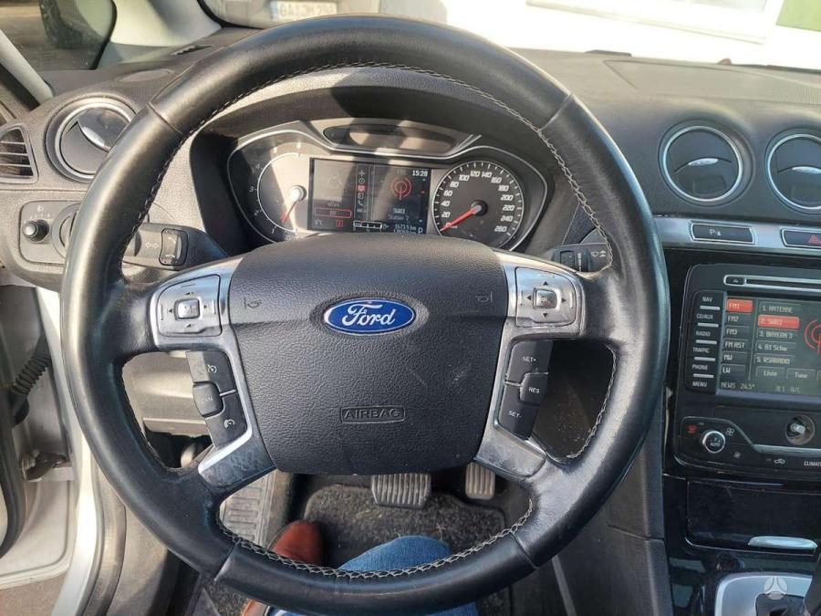 Pelēks Ford S-Max 2014 Šauļi, ar dzinēja tilpumu 2.00 L un nobraukumu 170 tūkst. km par 3590 €, foto 17 vietnē AUTOMOTO.COM.LV