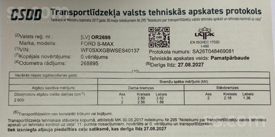 Серый Форд С-Макс 2014 в Кулдига, объемом двигателя 2.00 л и пробегом 269 тыс. км за 5990 €, фото 32 на AUTOMOTO.COM.LV