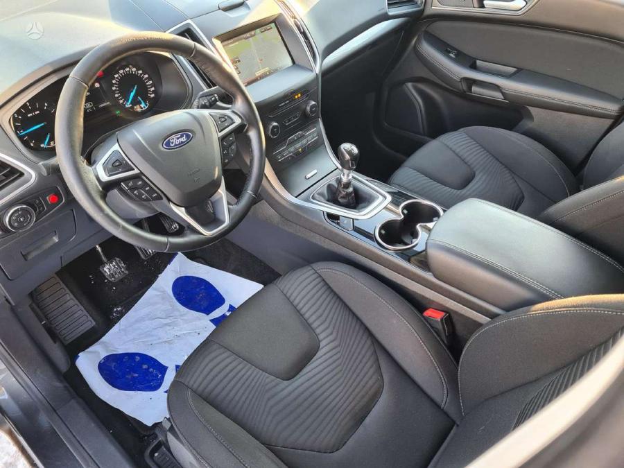 Pelēks Ford S-Max 2015 Kauņa, ar dzinēja tilpumu 2.00 L un nobraukumu 198 tūkst. km par 8700 €, foto 8 vietnē AUTOMOTO.COM.LV