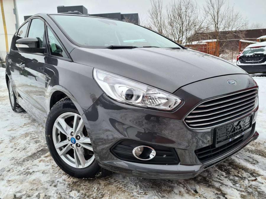 Grey Ford S-Max 2015 in Kaunas, with an engine capacity of 2.00 L and mileage of 198 thousand km for 8900 €, photo 31 on AUTOMOTO.COM.LV