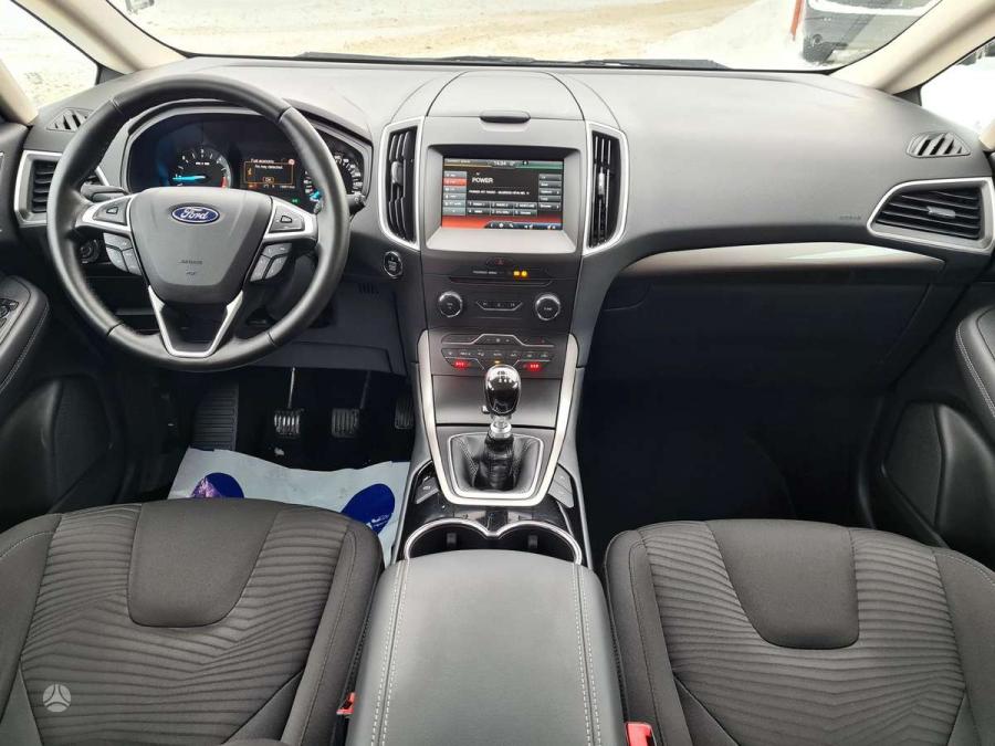 Pelēks Ford S-Max 2015 Kauņa, ar dzinēja tilpumu 2.00 L un nobraukumu 199 tūkst. km par 8900 €, foto 15 vietnē AUTOMOTO.COM.LV