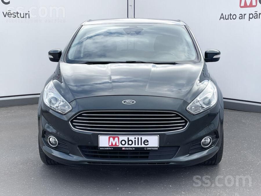 Grey Ford S-Max 2016 in Riga, with an engine capacity of 1.50 L and mileage of 198 thousand km for 2100 €, photo 2 on AUTOMOTO.COM.LV