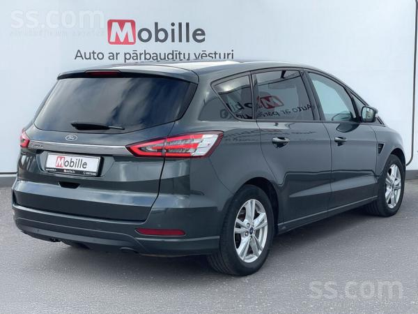 Grey Ford S-Max 2016 in Riga, with an engine capacity of 1.50 L and mileage of 198 thousand km for 2100 €, photo 6 on AUTOMOTO.COM.LV