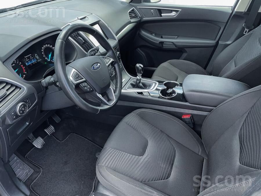 Grey Ford S-Max 2016 in Riga, with an engine capacity of 1.50 L and mileage of 198 thousand km for 2100 €, photo 13 on AUTOMOTO.COM.LV