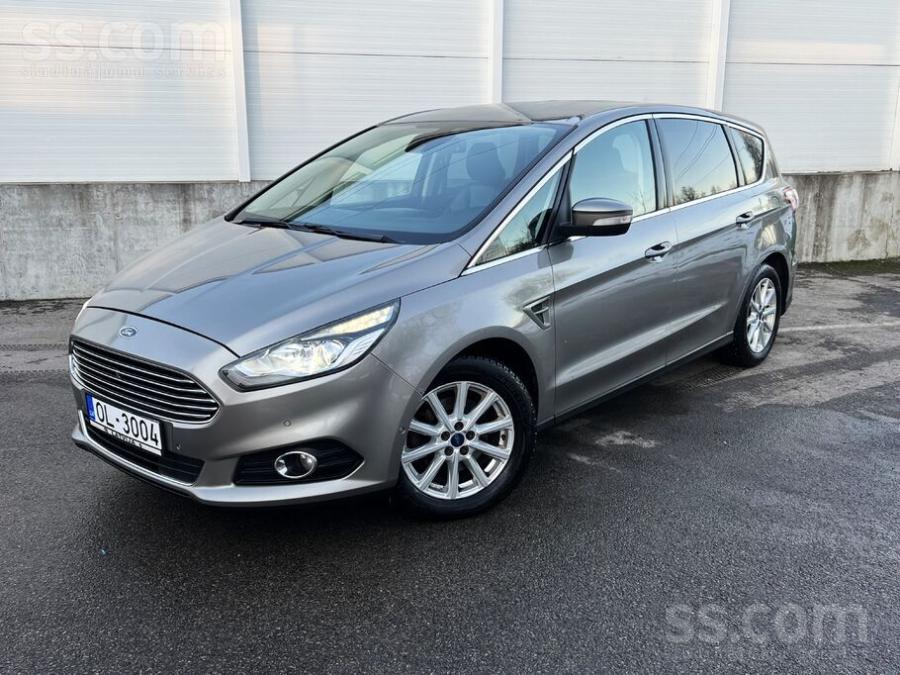 Pelēks Ford S-Max 2016 Rīga, ar dzinēja tilpumu 2.00 L un nobraukumu 312 tūkst. km par 7494 €, foto 1 vietnē AUTOMOTO.COM.LV