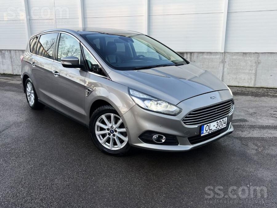 Pelēks Ford S-Max 2016 Rīga, ar dzinēja tilpumu 2.00 L un nobraukumu 312 tūkst. km par 7494 €, foto 3 vietnē AUTOMOTO.COM.LV