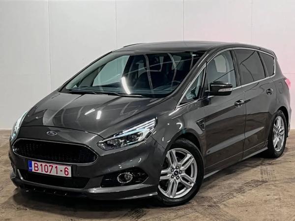 Grey Ford S-Max 2016 in Jurmala, with an engine capacity of 2.00 L and mileage of 256 thousand km for 12950 €, photo 1 on AUTOMOTO.COM.LV