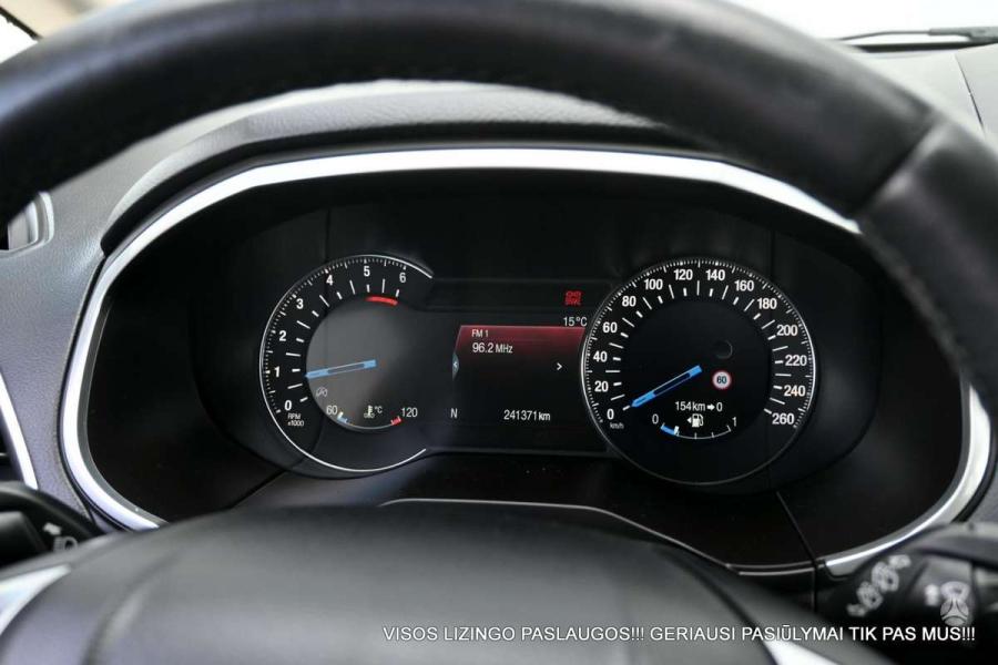 Grey Ford S-Max 2016 in Kretinga, with an engine capacity of 2.00 L and mileage of 241 thousand km for 9999 €, photo 38 on AUTOMOTO.COM.LV