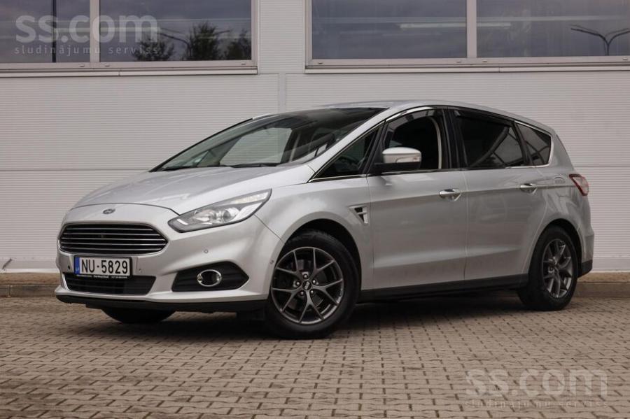 Grey Ford S-Max 2016 in Riga, with an engine capacity of 2.00 L and mileage of 364 thousand km for 6995 €, photo 1 on AUTOMOTO.COM.LV