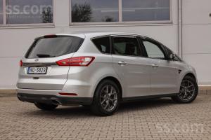 Grey Ford S-Max 2016 in Riga, with an engine capacity of 2.00 L and mileage of 364 thousand km for 6995 €, photo 8 on AUTOMOTO.COM.LV