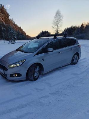 Pelēks Ford S-Max 2017 Prienai, ar dzinēja tilpumu 2.00 L un nobraukumu 198 tūkst. km par 10500 €, foto 3 vietnē AUTOMOTO.COM.LV