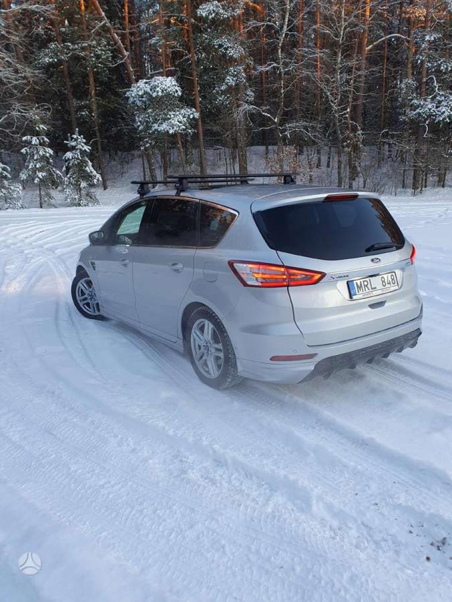 Pelēks Ford S-Max 2017 Prienai, ar dzinēja tilpumu 2.00 L un nobraukumu 198 tūkst. km par 10500 €, foto 13 vietnē AUTOMOTO.COM.LV