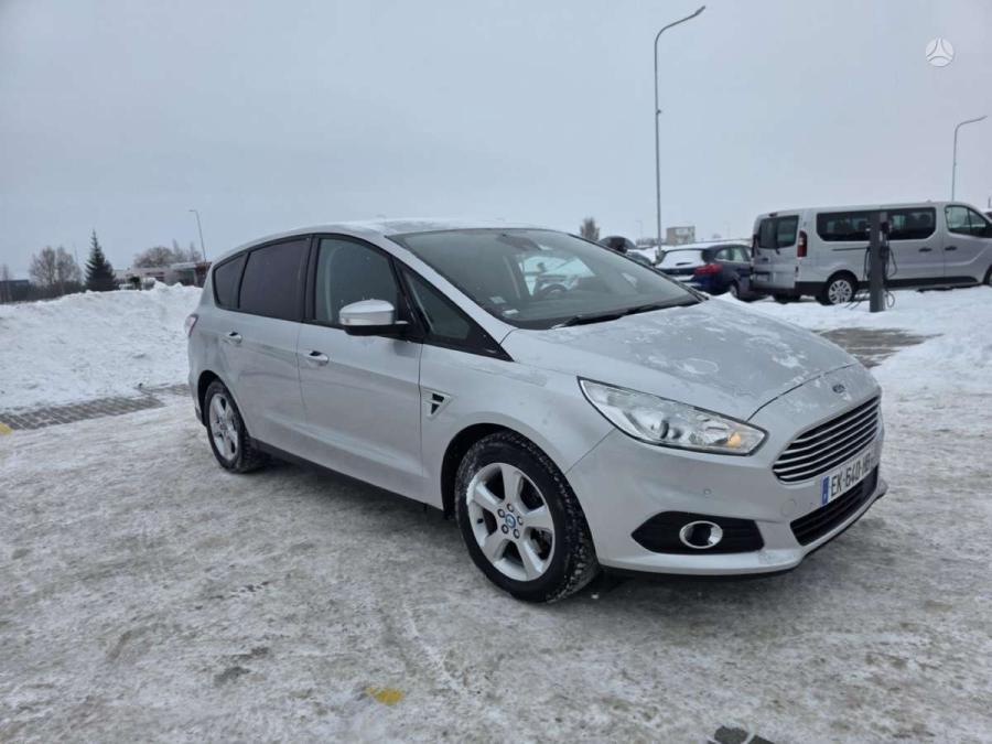 Pelēks Ford S-Max 2017 Tauragė, ar dzinēja tilpumu 2.00 L un nobraukumu 194 tūkst. km par 9200 €, foto 1 vietnē AUTOMOTO.COM.LV