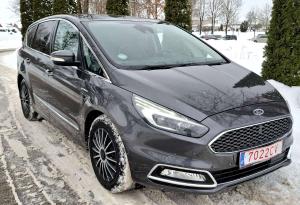 Pelēks Ford S-Max 2017 Tauragė, ar dzinēja tilpumu 2.00 L un nobraukumu 273 tūkst. km par 9200 €, foto  vietnē AUTOMOTO.COM.LV