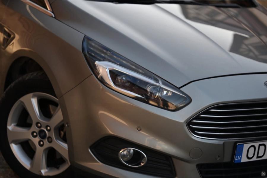 Pelēks Ford S-Max 2017 Rīga, ar dzinēja tilpumu 2.00 L un nobraukumu 221 tūkst. km par 12200 €, foto 10 vietnē AUTOMOTO.COM.LV