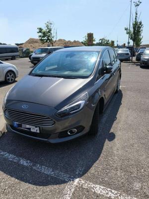 Grey Ford S-Max 2017 in Vilnius, with an engine capacity of 2.00 L and mileage of 240 thousand km for 12700 €, photo  on AUTOMOTO.COM.LV