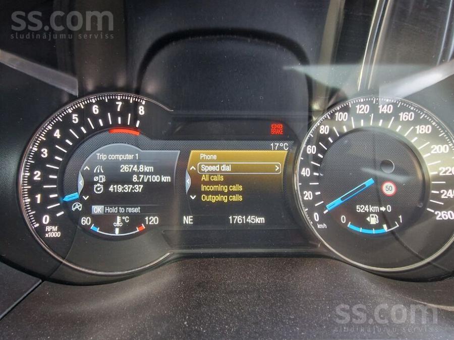 Pelēks Ford S-Max 2017 Liepāja, ar dzinēja tilpumu 1.50 L un nobraukumu 177 tūkst. km par 9950 €, foto 20 vietnē AUTOMOTO.COM.LV