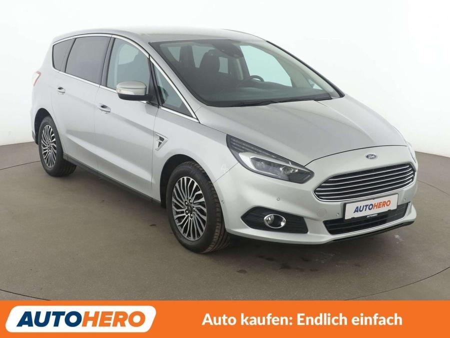 Grey Ford S-Max 2018 in Kaunas, with an engine capacity of 2.00 L and mileage of 87 thousand km for 23317 €, photo 8 on AUTOMOTO.COM.LV