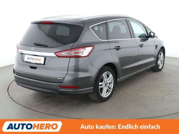 Grey Ford S-Max 2018 in Kaunas, with an engine capacity of 1.50 L and mileage of 77 thousand km for 21988 €, photo 6 on AUTOMOTO.COM.LV