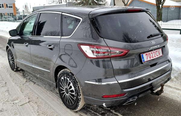 Pelēks Ford S-Max 2018 Tauragė, ar dzinēja tilpumu 2.00 L un nobraukumu 273 tūkst. km par 9200 €, foto 7 vietnē AUTOMOTO.COM.LV