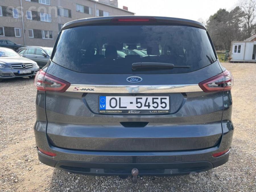 Pelēks Ford S-Max 2018 Kuldīga, ar dzinēja tilpumu 2.00 L un nobraukumu 257 tūkst. km par 7490 €, foto 8 vietnē AUTOMOTO.COM.LV