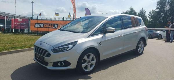 Pelēks Ford S-Max 2018 Kauņa, ar dzinēja tilpumu 2.00 L un nobraukumu 292 tūkst. km par 8349 €, foto 2 vietnē AUTOMOTO.COM.LV