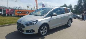 Grey Ford S-Max 2018 in Kaunas, with an engine capacity of 2.00 L and mileage of 292 thousand km for 8349 €, photo 3 on AUTOMOTO.COM.LV