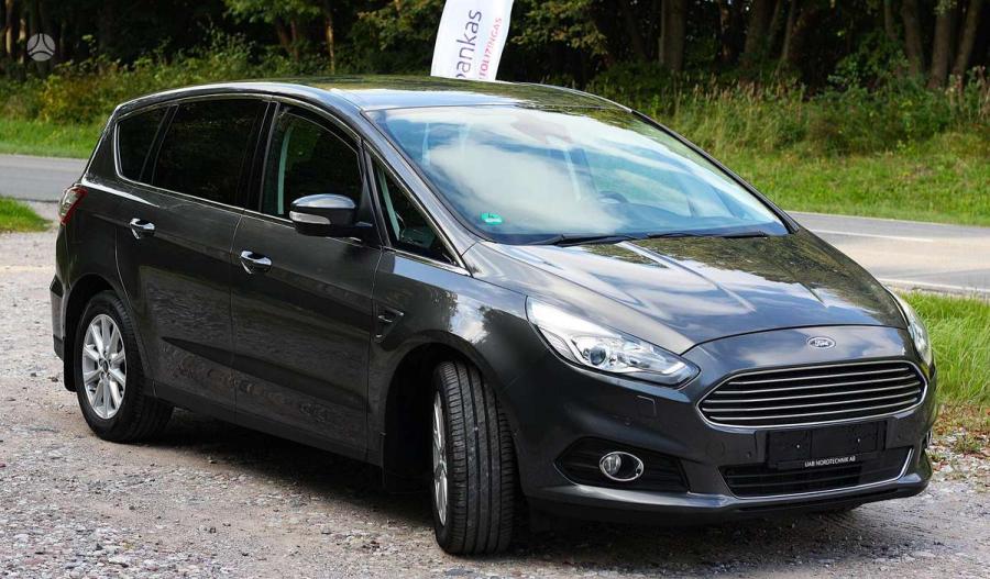 Grey Ford S-Max 2018 in Kretinga, with an engine capacity of 1.50 L and mileage of 162 thousand km for 9499 €, photo 8 on AUTOMOTO.COM.LV