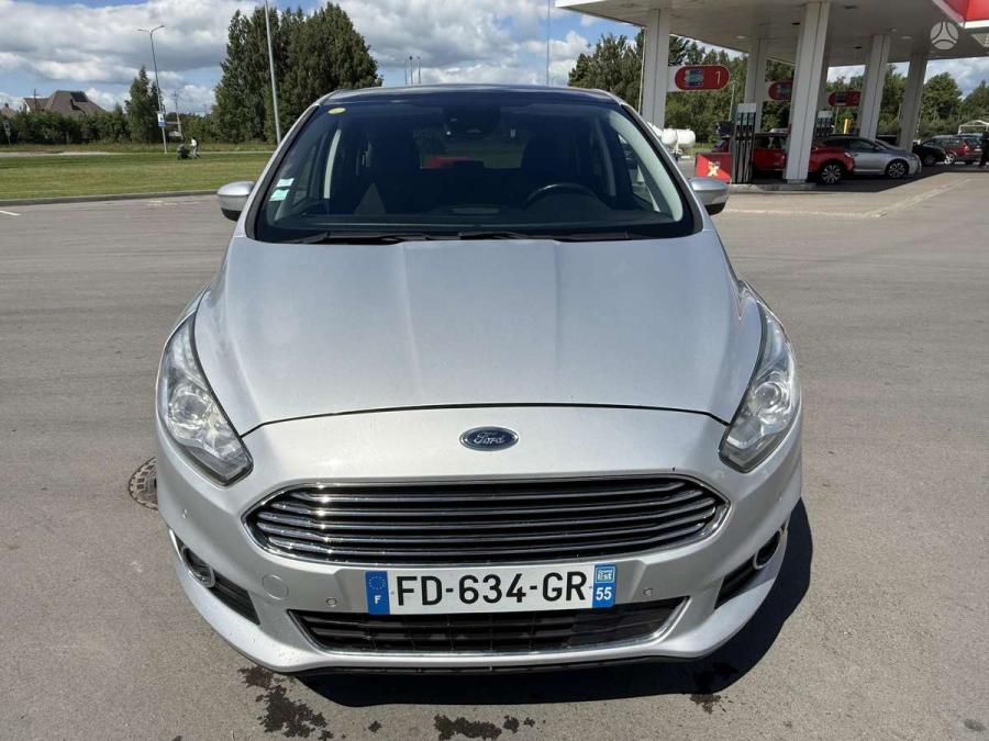 Pelēks Ford S-Max 2019 Tauragė, ar dzinēja tilpumu 2.00 L un nobraukumu 244 tūkst. km par 8700 €, foto 9 vietnē AUTOMOTO.COM.LV
