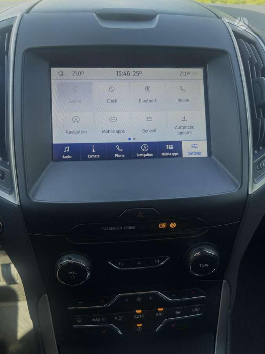 Pelēks Ford S-Max 2021 Panevēža, ar dzinēja tilpumu 1.98 L un nobraukumu 115 tūkst. km par 10400 €, foto 17 vietnē AUTOMOTO.COM.LV