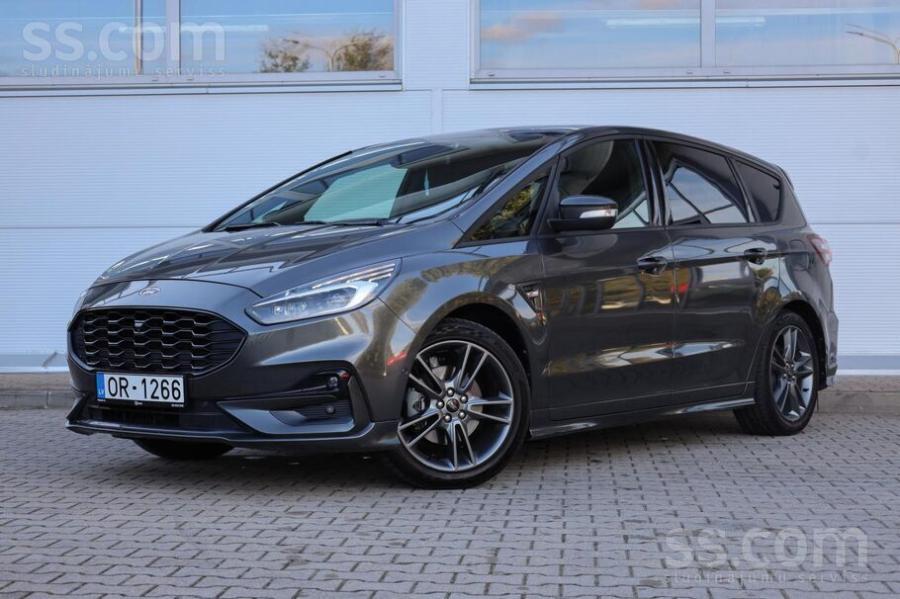 Grey Ford S-Max 2023 in Riga, with an engine capacity of 2.50 L and mileage of 65 thousand km for 18995 €, photo 1 on AUTOMOTO.COM.LV