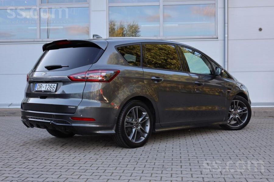 Grey Ford S-Max 2023 in Riga, with an engine capacity of 2.50 L and mileage of 65 thousand km for 18995 €, photo 9 on AUTOMOTO.COM.LV