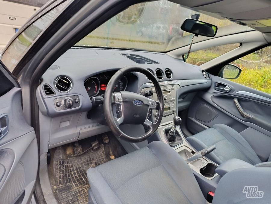 Pelēks Ford S-Max 2007 Kauņa, ar dzinēja tilpumu 1.80 L un nobraukumu 365 tūkst. km par 1399 €, foto 8 vietnē AUTOMOTO.COM.LV