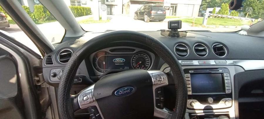 Pelēks Ford S-Max 2008 Viļņa, ar dzinēja tilpumu 2.00 L un nobraukumu 410 tūkst. km par 2250 €, foto 10 vietnē AUTOMOTO.COM.LV