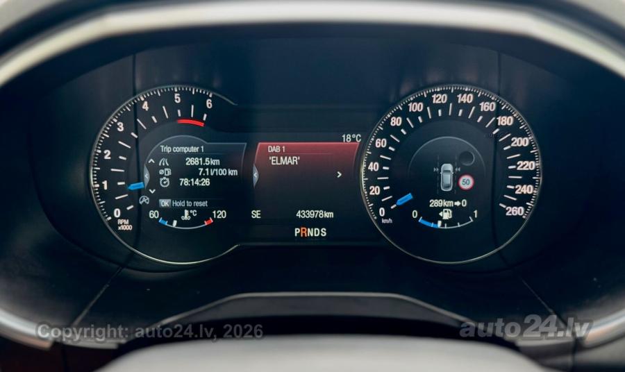 Grey Ford S-Max 2017 in Tallinn, with an engine capacity of 2.00 L and mileage of 434 thousand km for 6789 €, photo 26 on AUTOMOTO.COM.LV