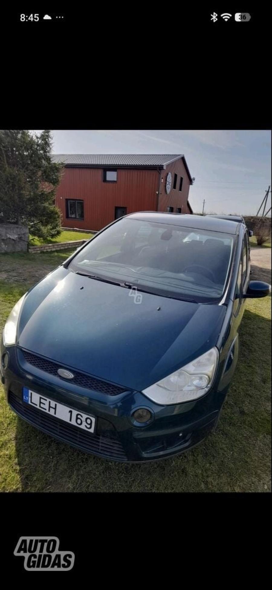 Ford S-Max 2006 in Klaipeda, with an engine capacity of 2.00 L and mileage of 301 thousand km for 800 €, photo 1 on AUTOMOTO.COM.LV