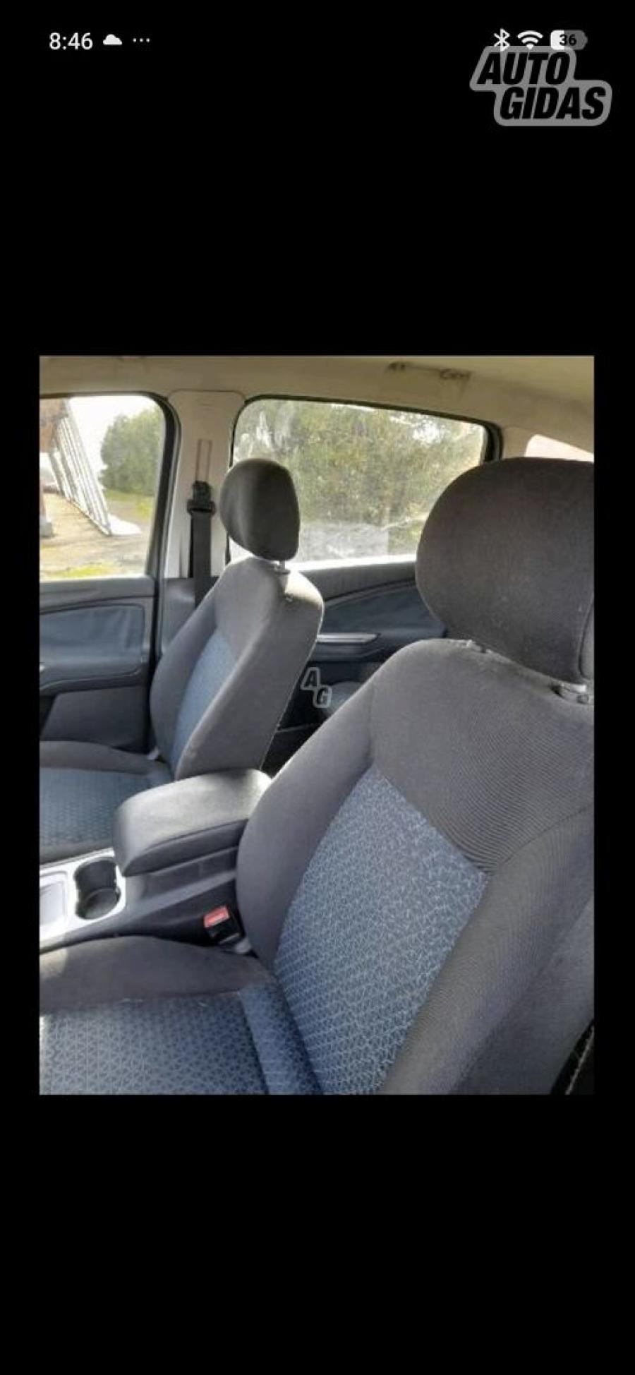 Ford S-Max 2006 in Klaipeda, with an engine capacity of 2.00 L and mileage of 301 thousand km for 800 €, photo 10 on AUTOMOTO.COM.LV