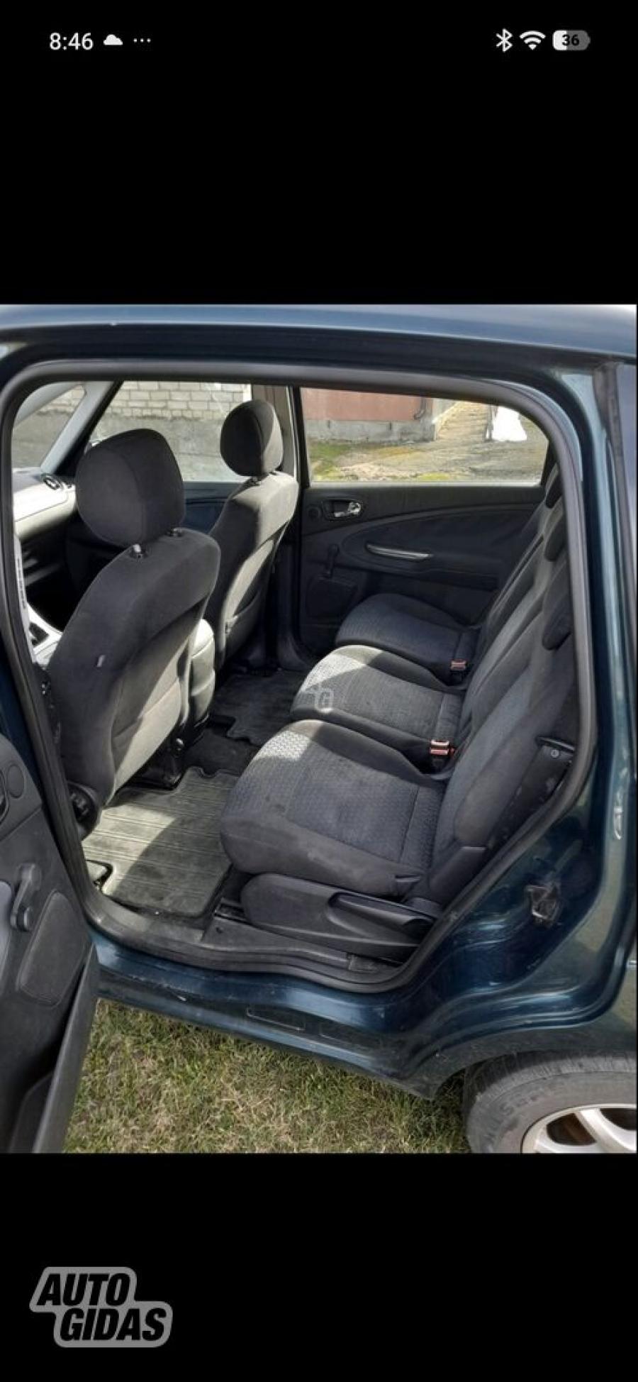 Ford S-Max 2006 in Klaipeda, with an engine capacity of 2.00 L and mileage of 301 thousand km for 800 €, photo 11 on AUTOMOTO.COM.LV