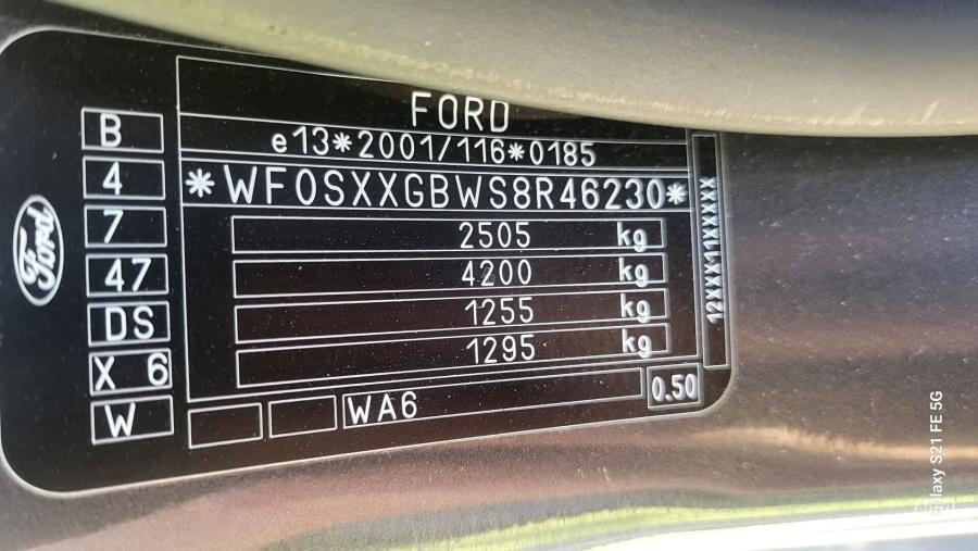Форд С-Макс 2008 в Шяуляй, объемом двигателя 2.00 л и пробегом 195 тыс. км за 3999 €, фото 22 на AUTOMOTO.COM.LV