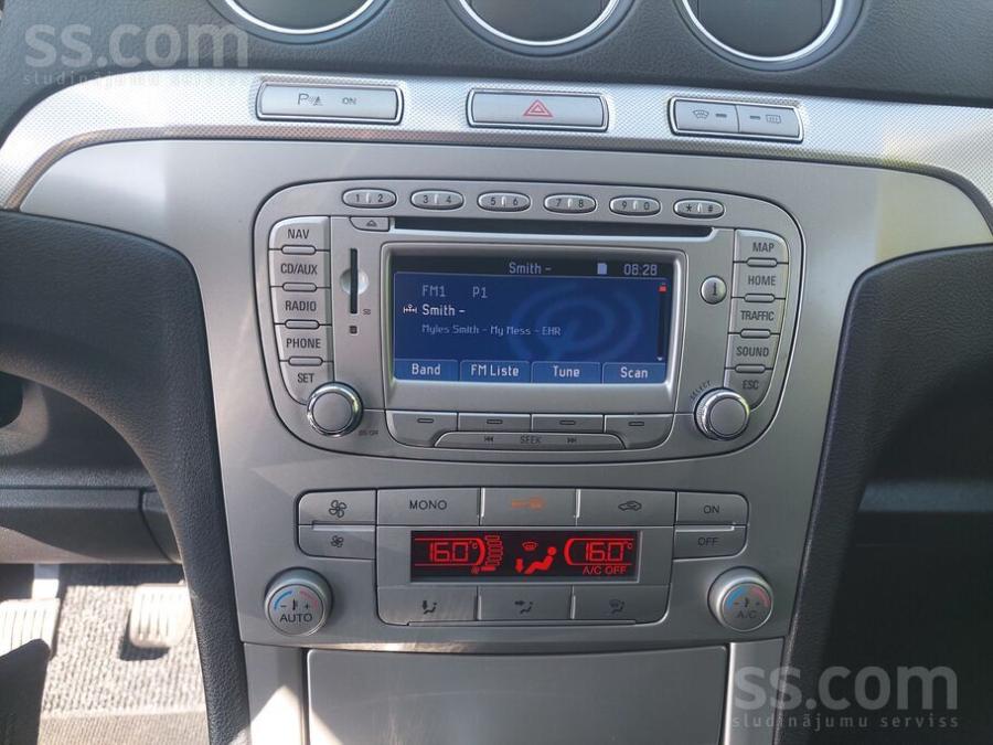 Ford S-Max 2010 Cēsis, ar dzinēja tilpumu 2.00 L un nobraukumu 259 tūkst. km par 5200 €, foto 14 vietnē AUTOMOTO.COM.LV