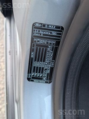 Ford S-Max 2012 Rīga, ar dzinēja tilpumu 2.00 L un nobraukumu 0 tūkst. km par 4950 €, foto 27 vietnē AUTOMOTO.COM.LV