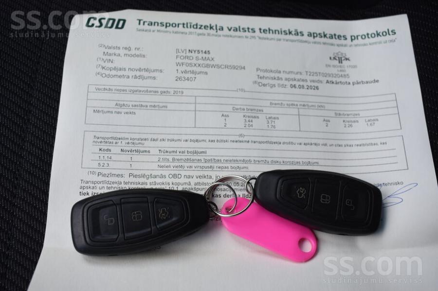 Форд С-Макс 2012 в Талси, объемом двигателя 2.00 л и пробегом 263 тыс. км за 4900 €, фото 17 на AUTOMOTO.COM.LV