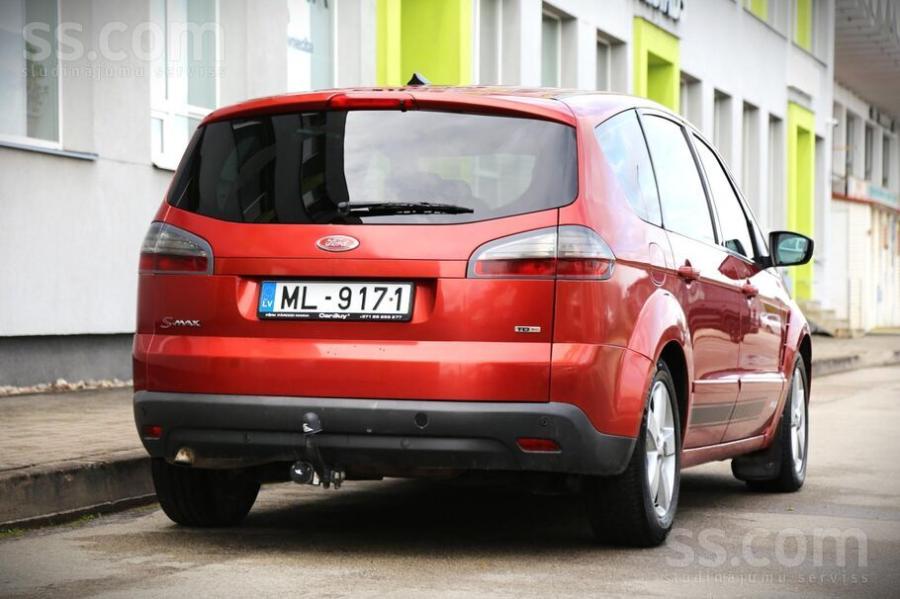 Red Ford S-Max 2006 in Riga, with an engine capacity of 2.00 L and mileage of 0 thousand km for 2995 €, photo 7 on AUTOMOTO.COM.LV