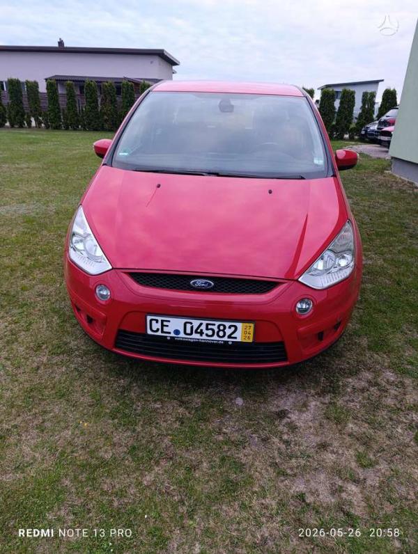 Red Ford S-Max 2006 in Alytus, with an engine capacity of 2.00 L and mileage of 300 thousand km for 2150 €, photo 1 on AUTOMOTO.COM.LV