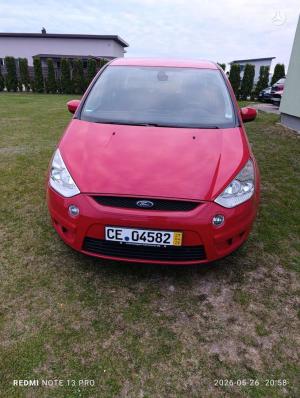 Sarkans Ford S-Max 2006 Alīta, ar dzinēja tilpumu 2.00 L un nobraukumu 300 tūkst. km par 2150 €, foto  vietnē AUTOMOTO.COM.LV